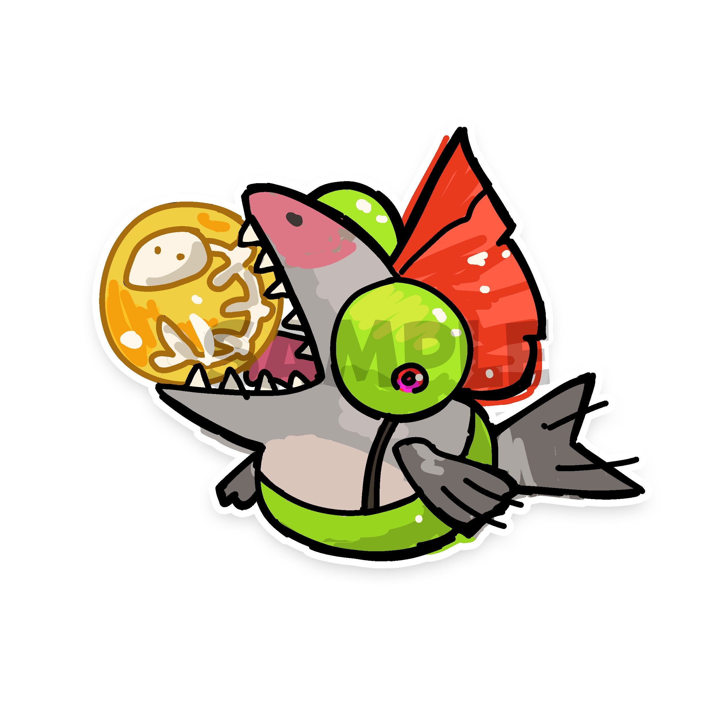 SPLATOON SMALL FRY Sticker – Magpie Madness